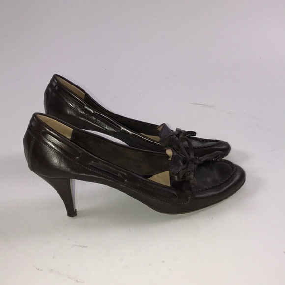 Hugo Boss | Shoes | Hugo Boss Chocolate Brown Heels 385 | Poshmark